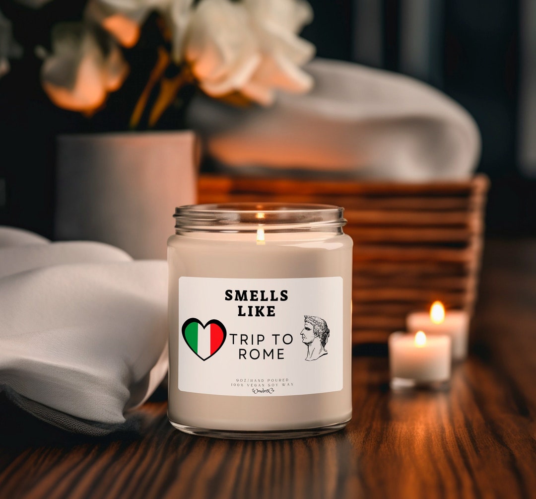 Smells Like Trip to Rome Italy Candle Valentines Gift for Her Gift for ...