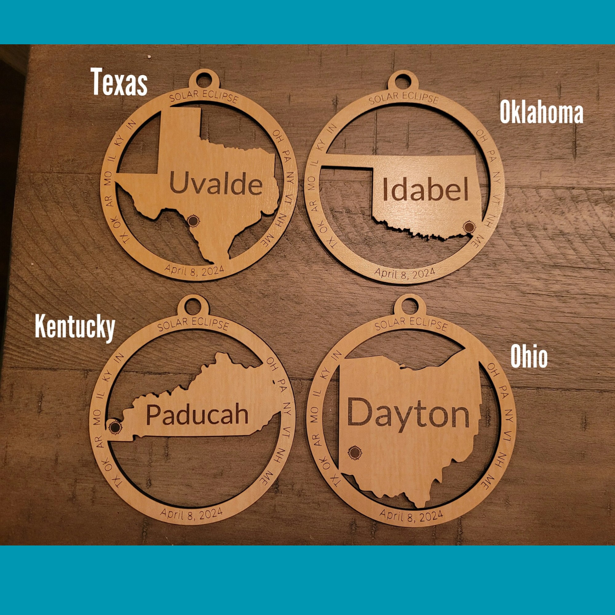 2024 Solar Eclipse SVG, Solar Eclipse Keepsake, Ornament, Svg, Digital ...