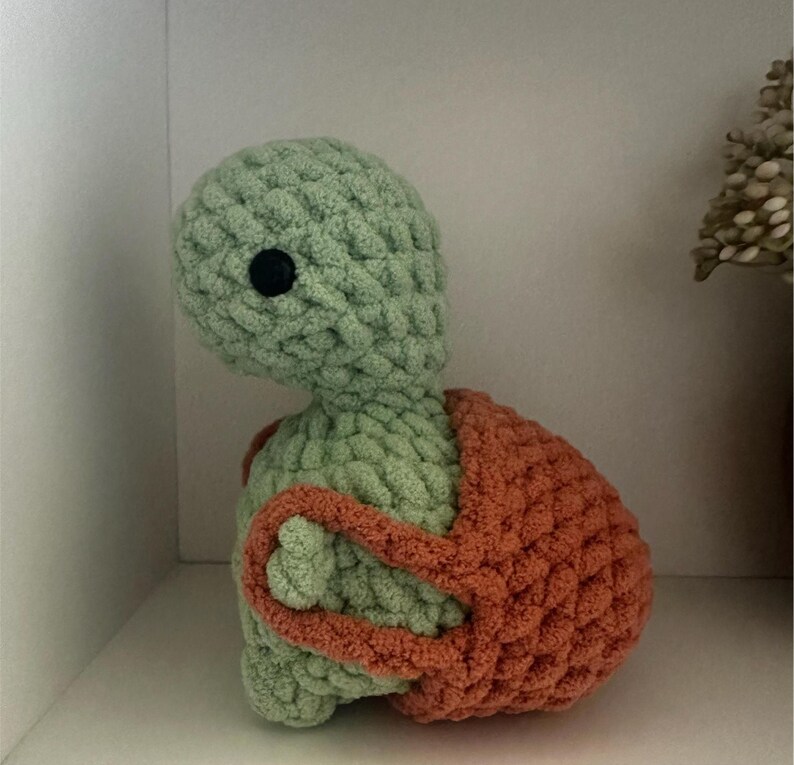 Cute Crochet Cheeky Turtle- Handmade Crochet Removable Shell Turtle ...