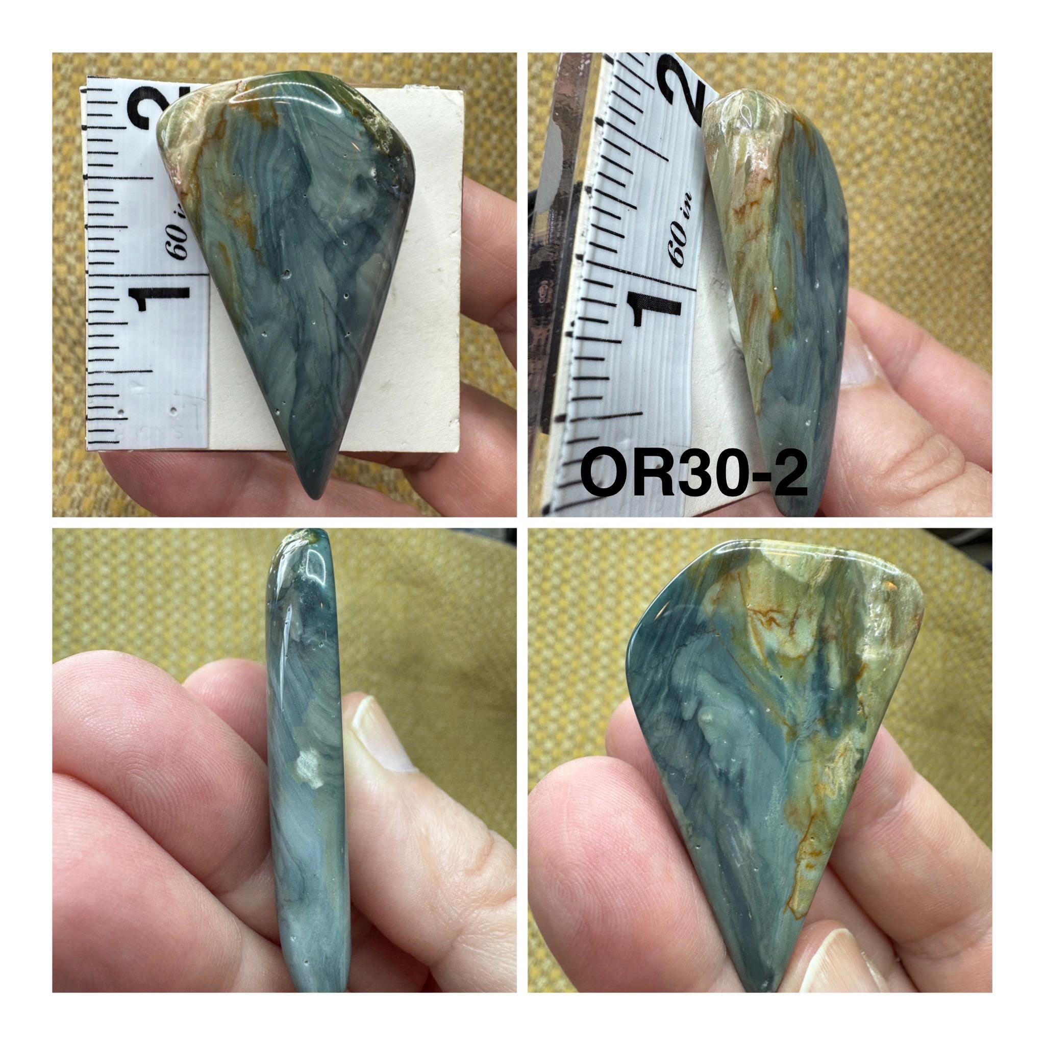 Gary Green Jasper Freeform Tumbled Stone | Jewelry or Lapidary Material ...
