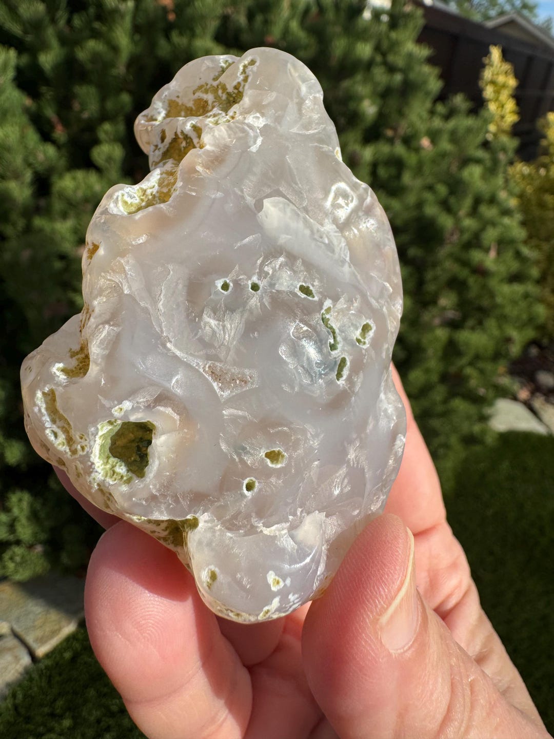 Green Limb Cast With Crystal Center From Congleton Hollow in Oregon - Etsy