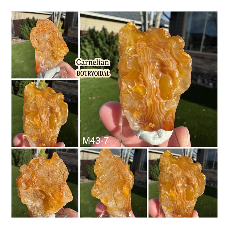 Large Carnelian Specimens | Volcanic Agates With Druzy Crystals ...