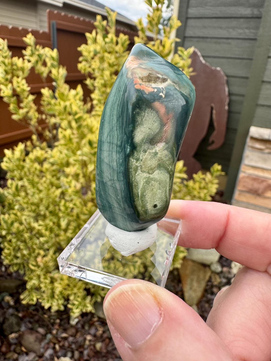 Gary Green Jasper AKA Larsonite – Tumbled Oregon / Nevada Gemstone ...