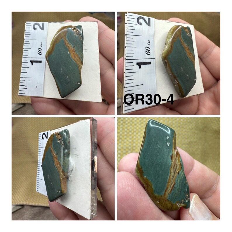 Gary Green Jasper Freeform Tumbled Stone | Jewelry or Lapidary Material ...