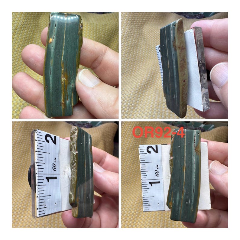 Gary Green Jasper Freeform Tumbled Stone | Jewelry or Lapidary Material ...