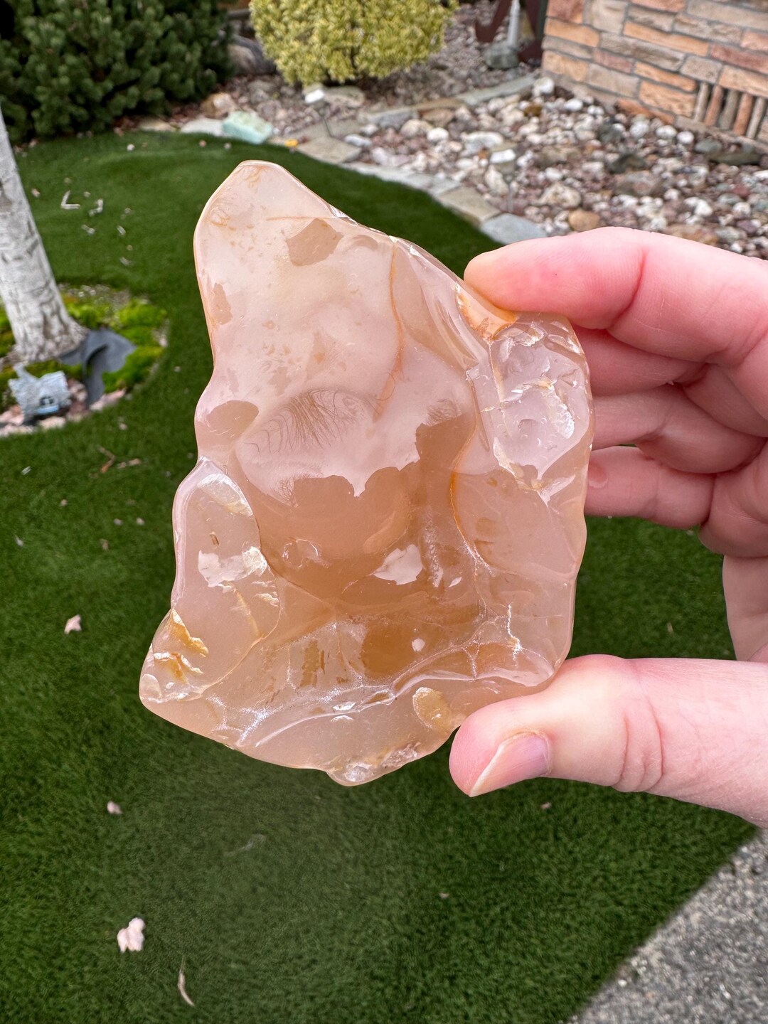 Botryoidal Agate From Douglas County, Oregon. Tumbled to Show the ...