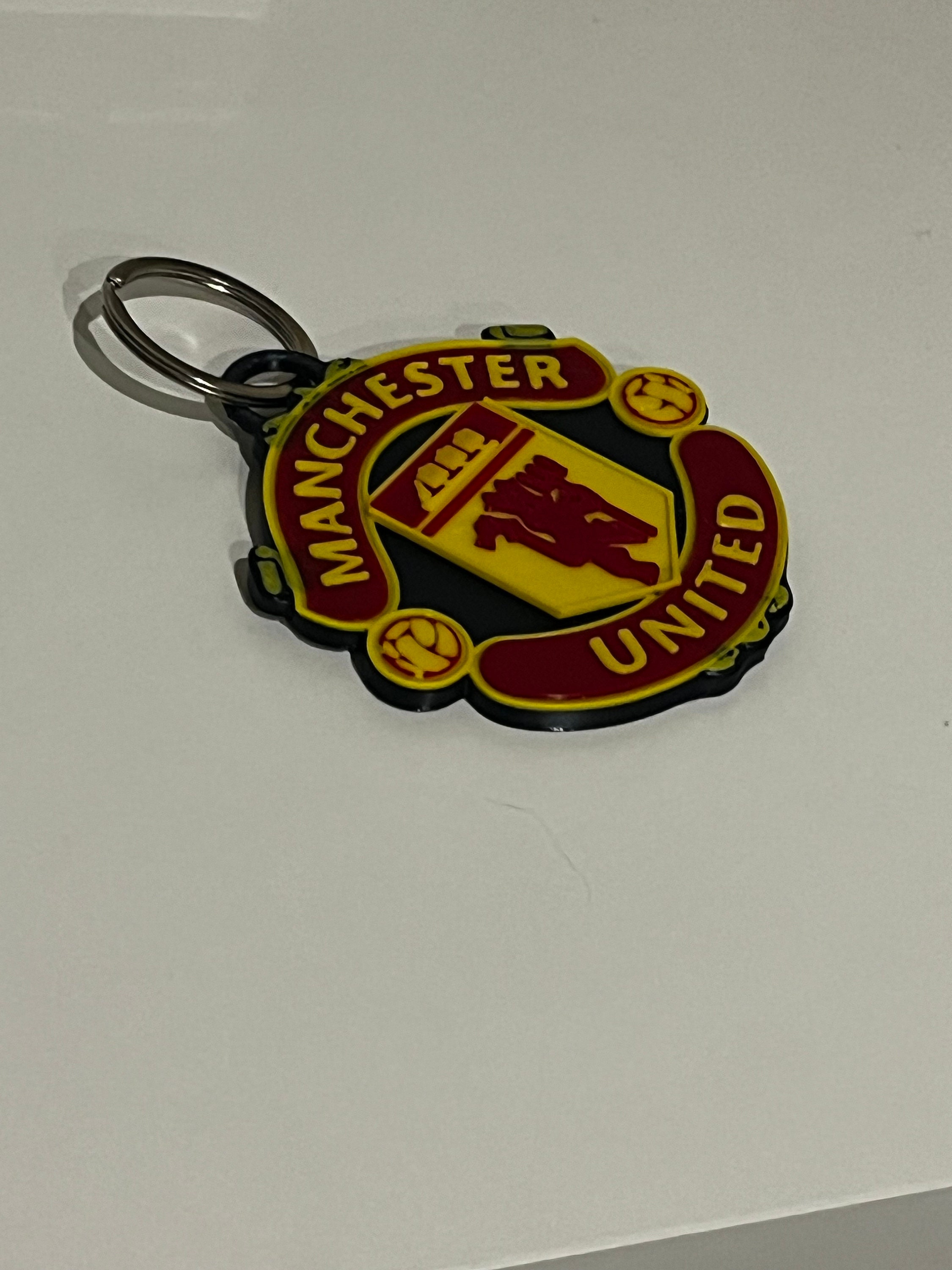 Manchester United Keychain 3D Printed - Etsy UK