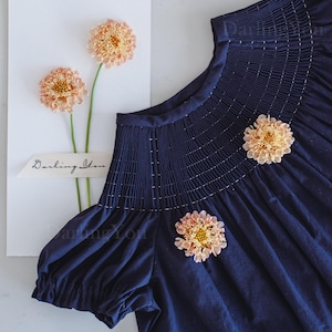 Ready-to-smock Pre-pleated Dress for Hand Embroidery | DIY Smocked ...