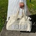 Custom Bride Large Bag, Bride Large Duffle Bag, Bridal Gifts, Bride to ...