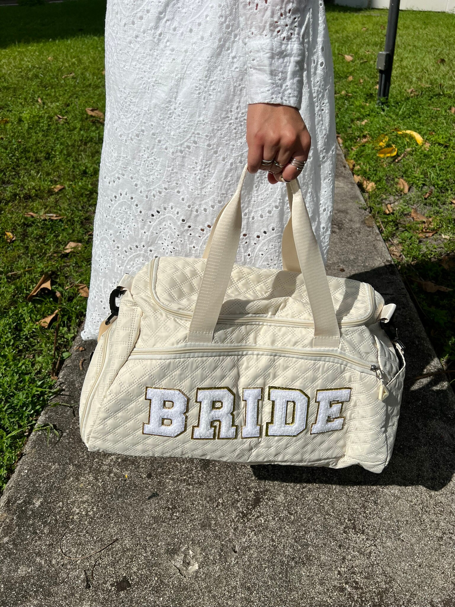 Custom Bride Large Bag, Bride Large Duffle Bag, Bridal Gifts, Bride to ...