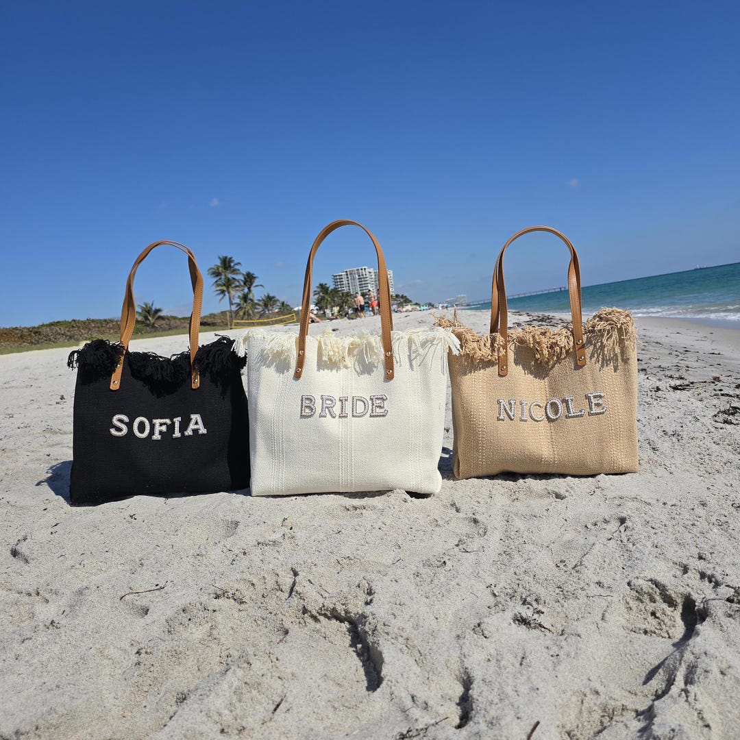 Chic Custom Bride Tote Bag: Perfect Engagement Surprise for the Future ...