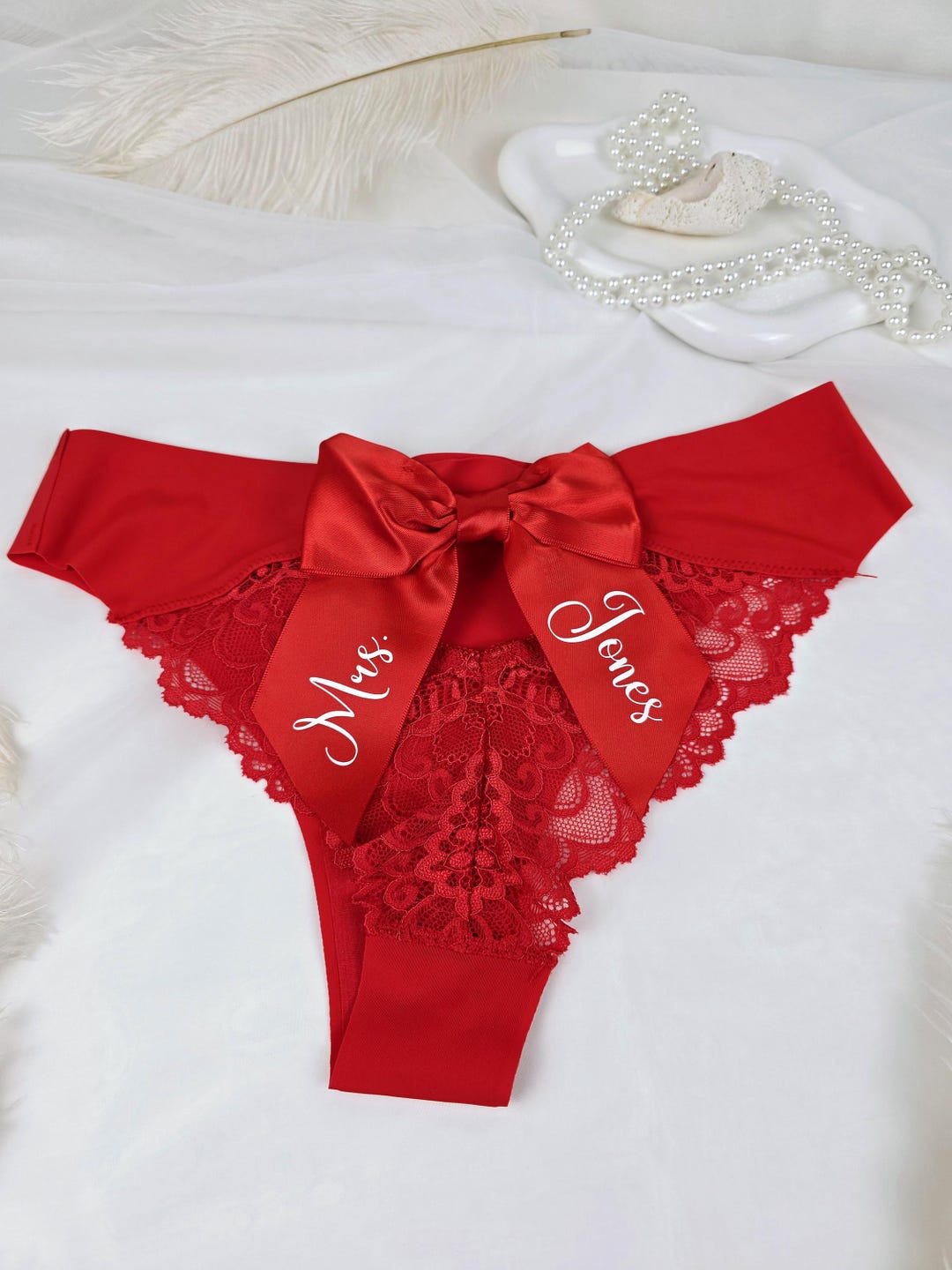 Luxurious Lace Bride Panties - Perfect Gift for the Beautiful Bride-to ...