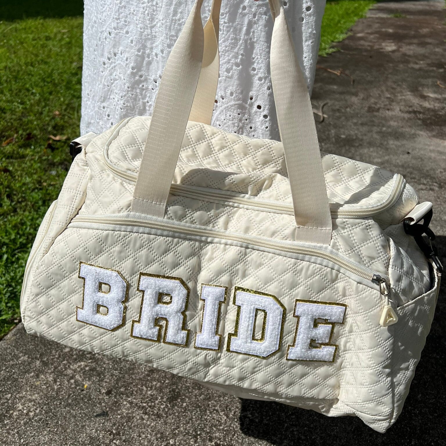 Custom Bride Large Bag, Bride Large Duffle Bag, Bridal Gifts, Bride to ...