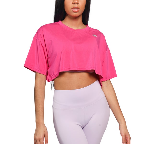 Pink Crop Top - Etsy