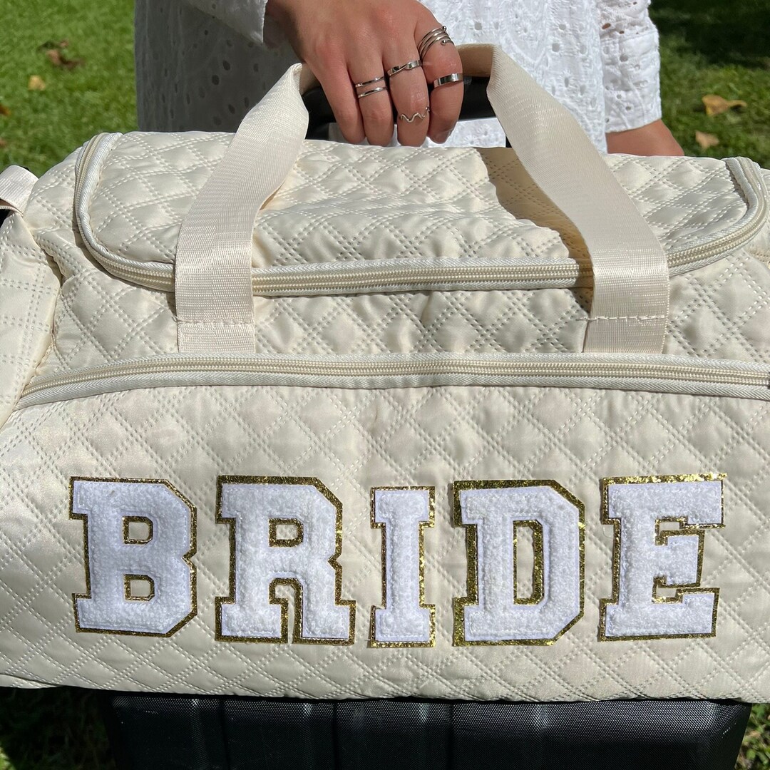 Custom Gifts for Bride, Bride Duffle Bag, Bride Honeymoon Duffle Bag ...