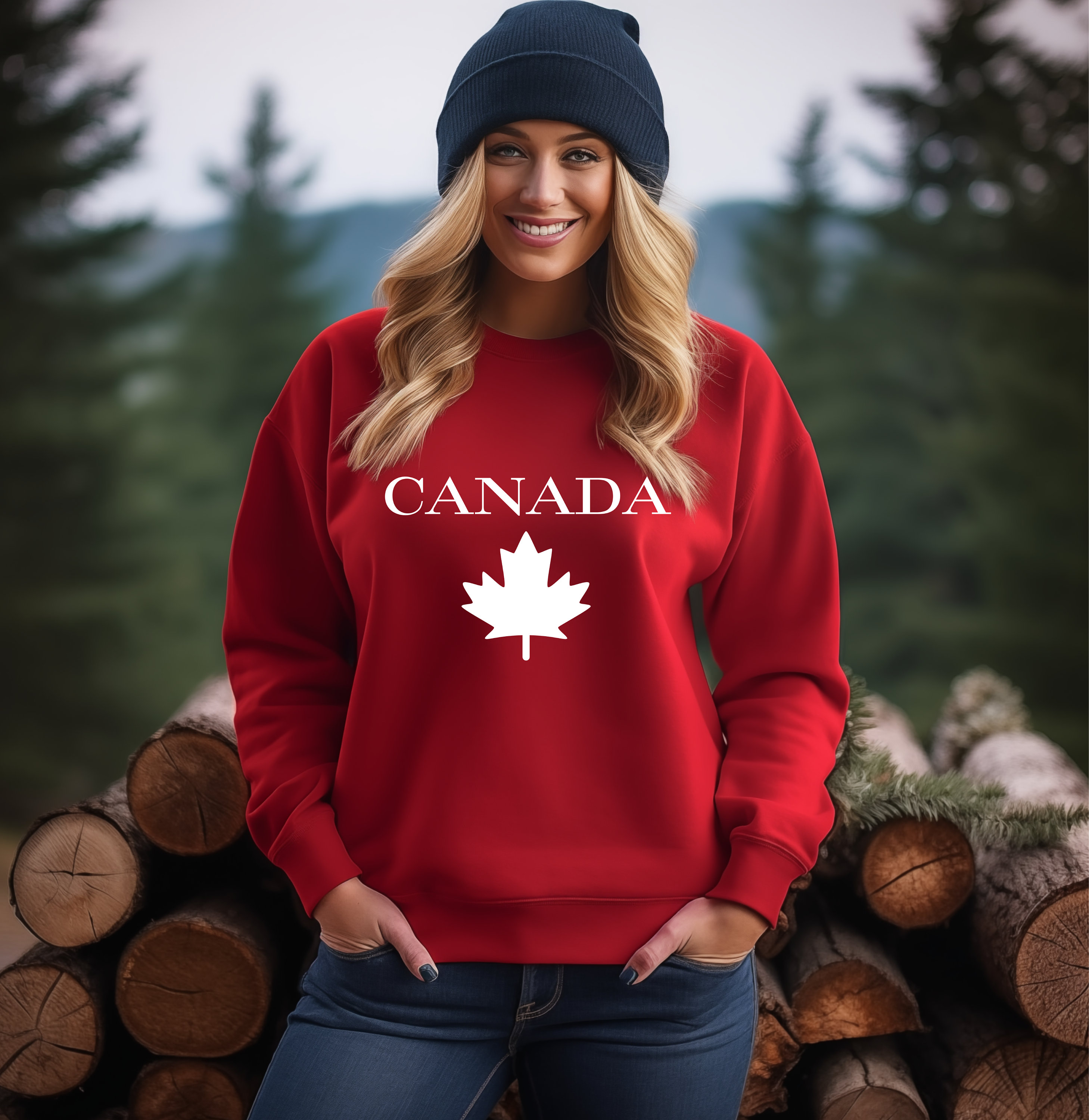 Canada, Canada Day, Canadian, Canada Sweater, Maple Leaf, Maple Leaf ...
