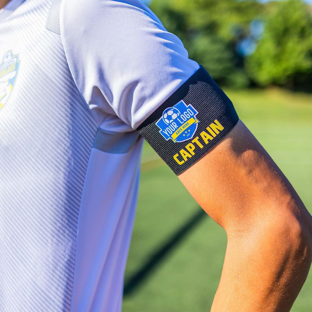 Personalized Captain Armband With Custom Logo With Hook and Elastic ...