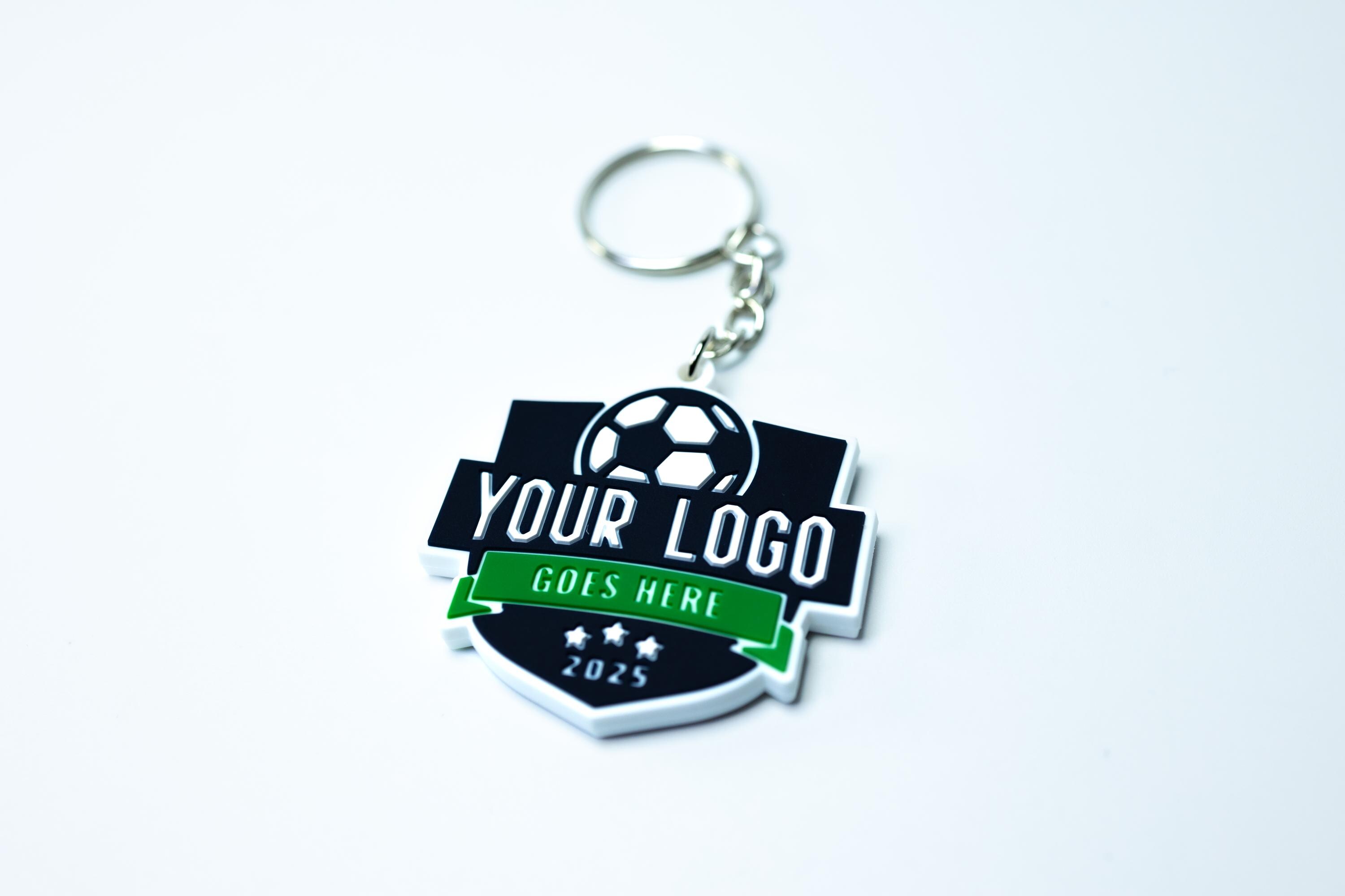 Custom Rubber Keychains Bulk | PVC Logo Keychains From 1.08 Each ...