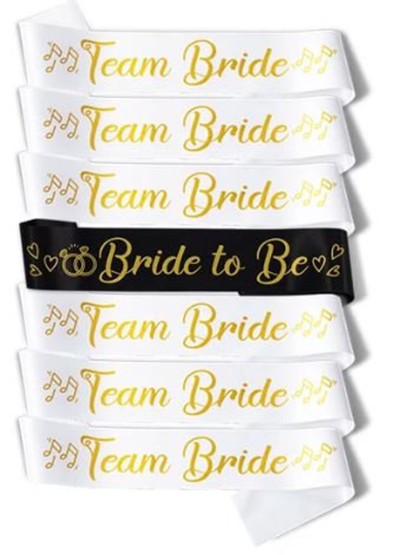 Set of 8 or 6 PCS Bride to Be and Team Bride Bridesmaid Bride Tribe ...