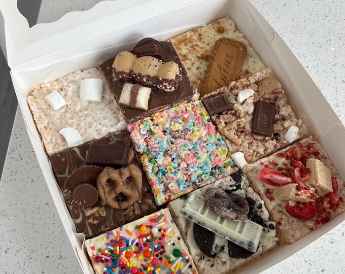 Halal Rice Krispies Treats | Custom & Variety Box | Kids Gift, Ramadan ...