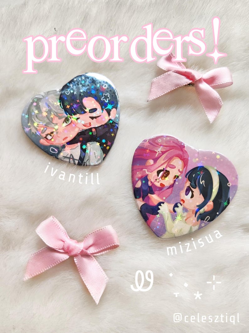 Alien Stage Heart Badges - Etsy