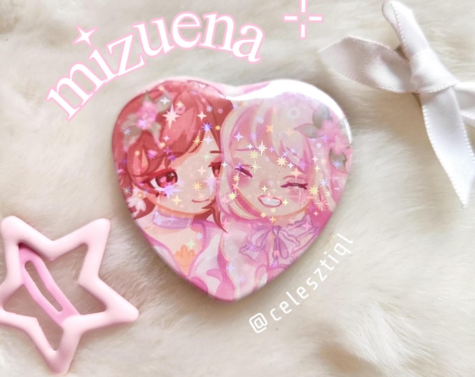 1.5" Mizuena Acrylic Pins - Etsy Canada