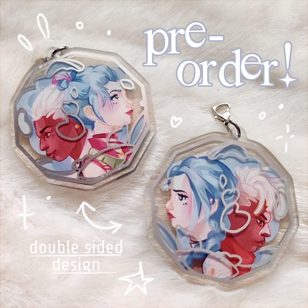 Powder & Ekko Arcane Keychain - Etsy