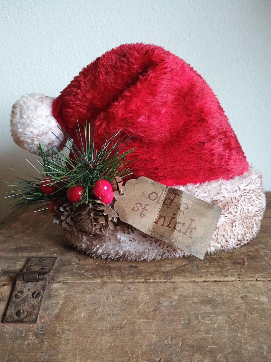 Primitive Grungy Santa Hat - Etsy