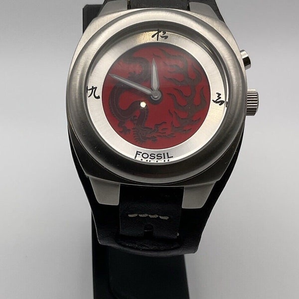 Dragon Fossil Watch - Etsy
