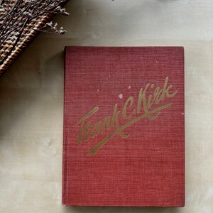 Frank C Kirk Book of Prints 1956, Printed in New York Vintage Coffee ...