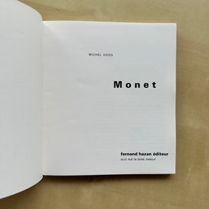 Vintage Monet Book of Prints | 1987, Printed in Italy | Small Coffee ...