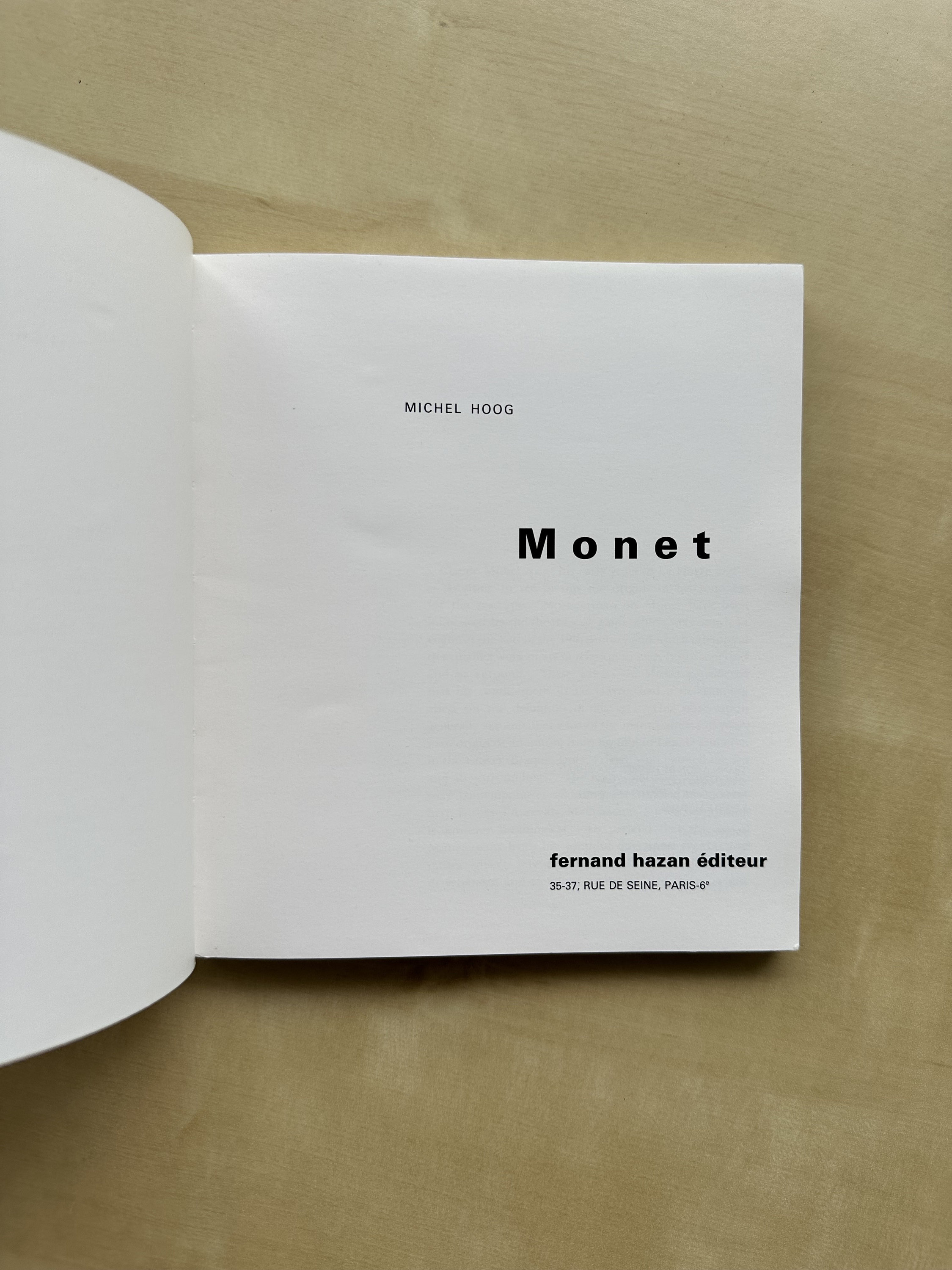 Vintage Monet Book of Prints | 1987, Printed in Italy | Small Coffee ...