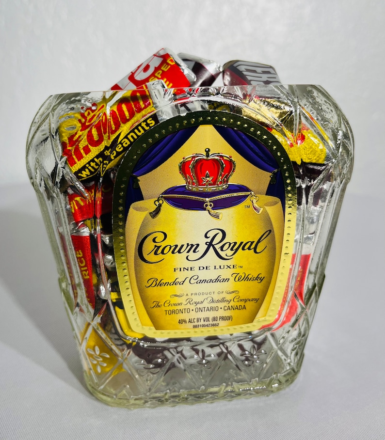Crown Royal Candy Jar, Vase, Bowl for Center Piece, Gifts, Trays - Etsy