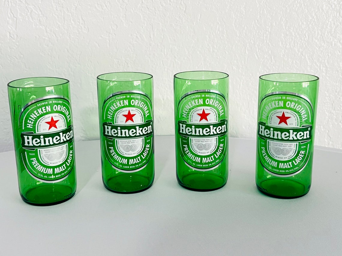 Heineken Beer Set - Drinking Glasses- Gift Set - Etsy