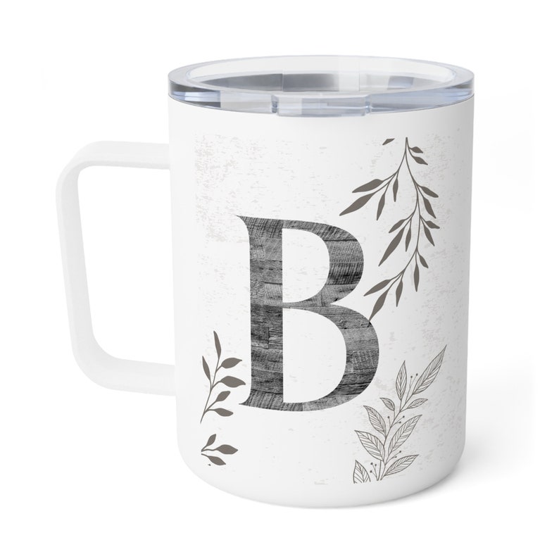 Personalized Farmhouse Mug Rustic Charm Monogram Coffee Mug Birthday ...