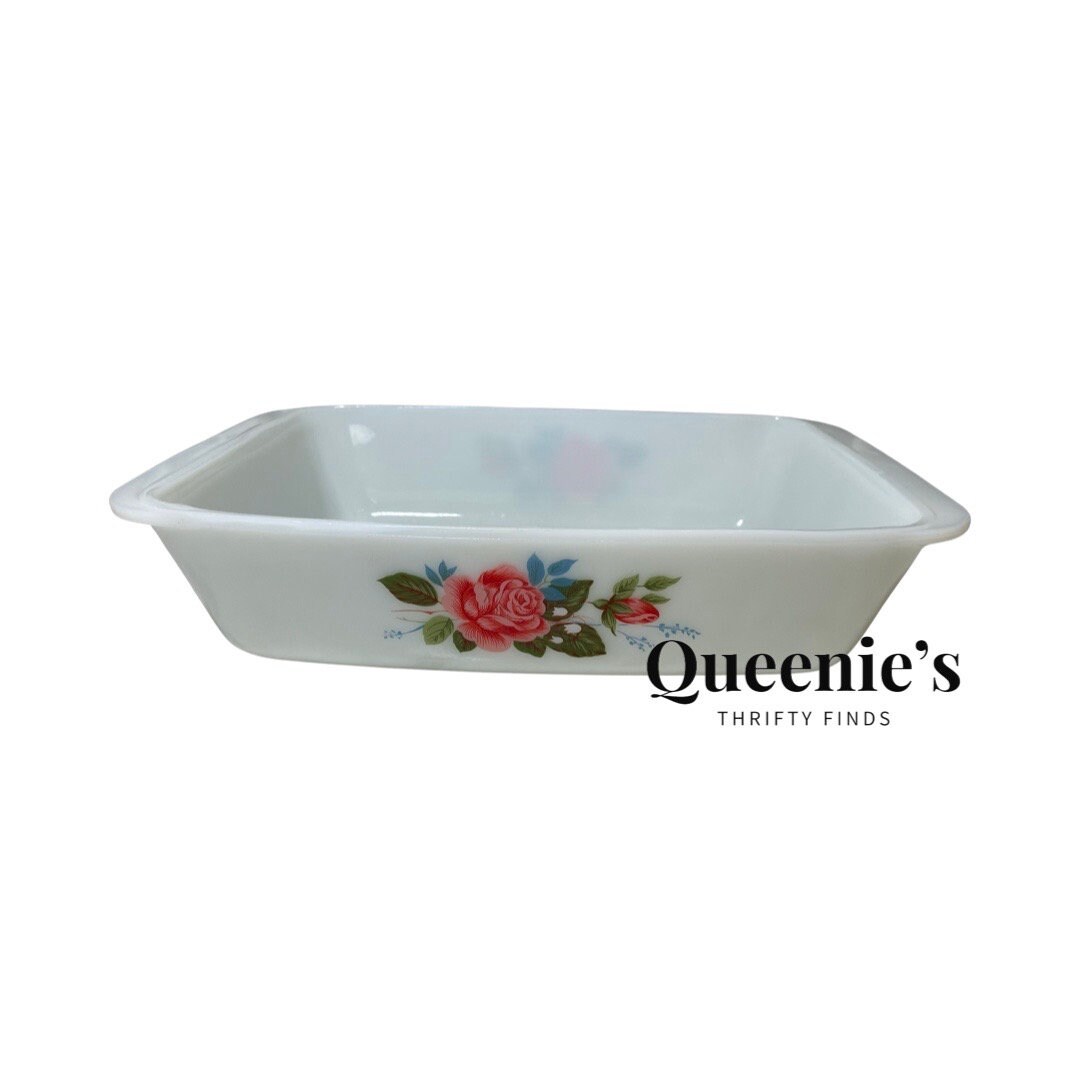 Pyrex Casserole Cottage Rose - Etsy