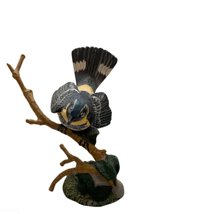 Franklin Mint Bird Figures Magnolia Warbler Pekin Robin Painted Bunting ...
