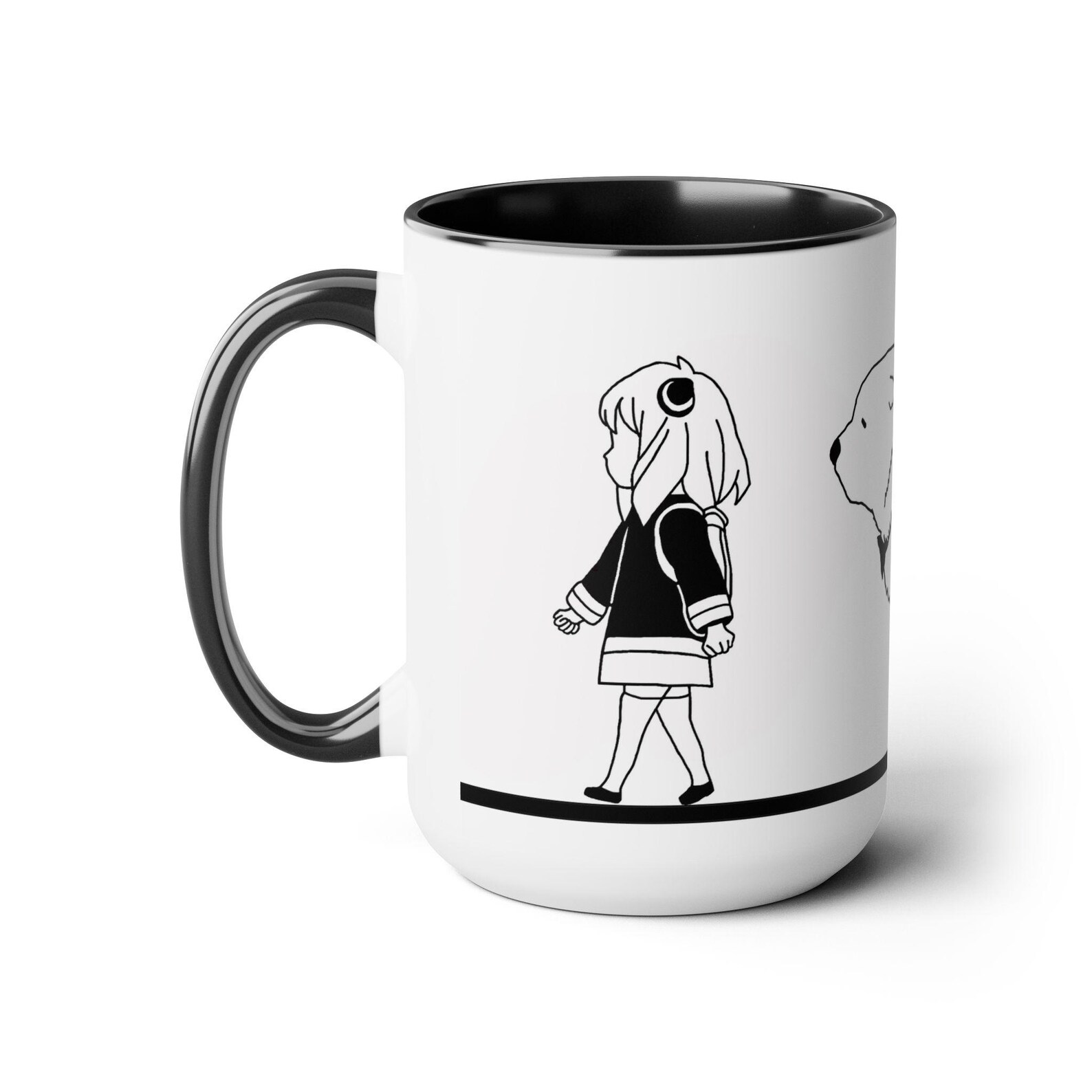 Anya and Bond Ceramic Mug (11oz or 15oz), Anime, Spyxanya, Cute, Gifts ...