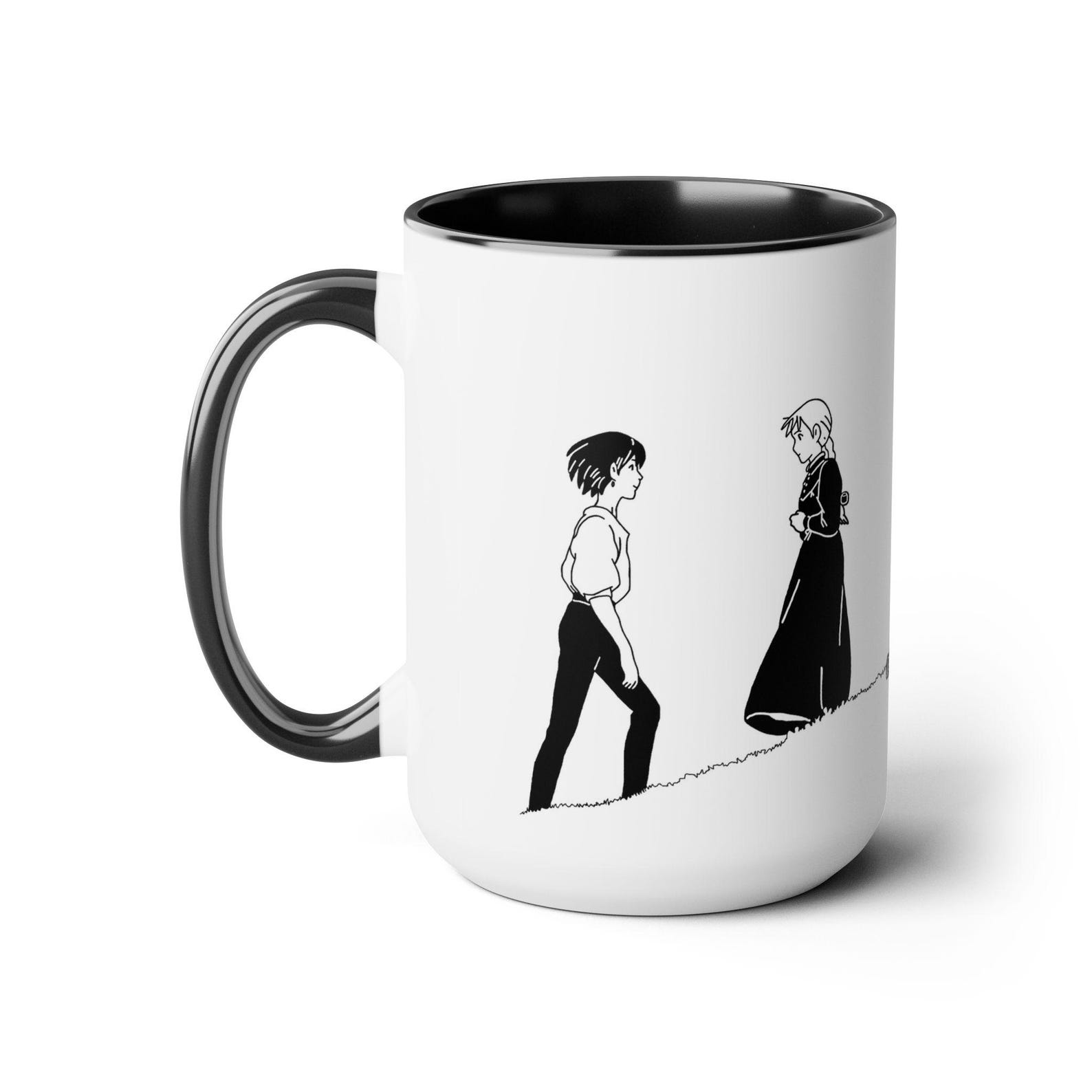 Howl's Moving Castle Ceramic Mug 15oz, Anime Mug, Cute Mug, Miyazaki ...