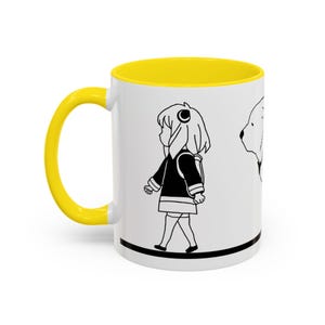 Anya and Bond Ceramic Mug (11oz or 15oz), Anime, Spyxanya, Cute, Gifts ...