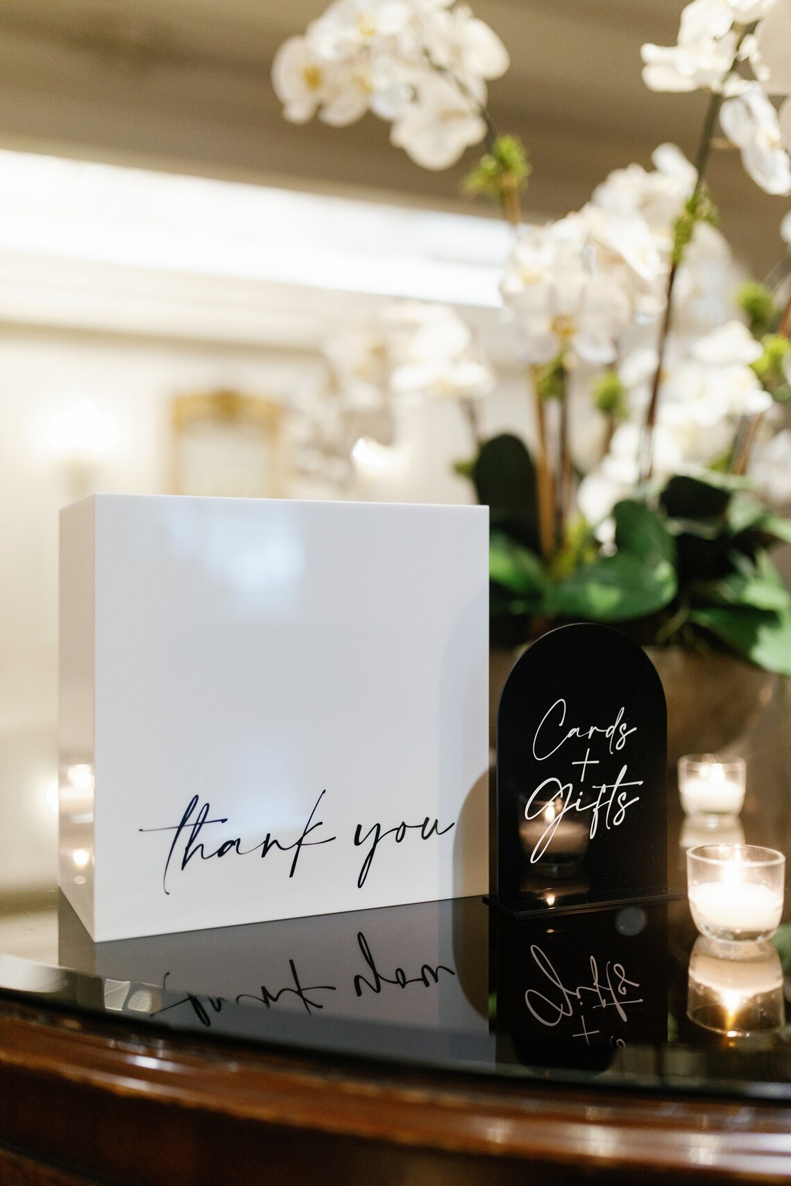 Acrylic Card Box | Personalized | Weddings and Events - Etsy