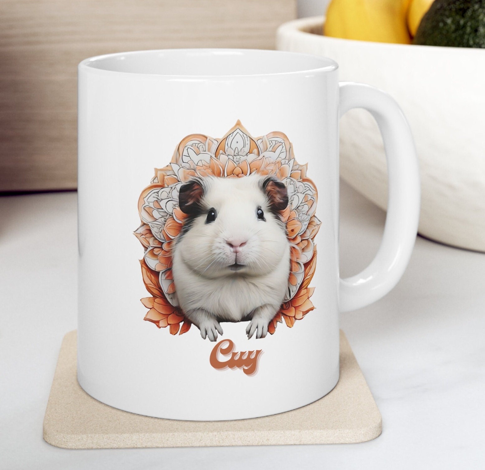 Cuy Mug, Peruvian Mug, Peruvian Gift Mug, Cute Peruvian Girl Mug ...