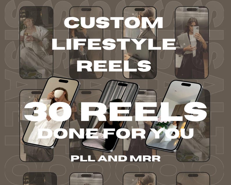 Custom Reels for Small Businesses Instagram Video Editing Branding and ...