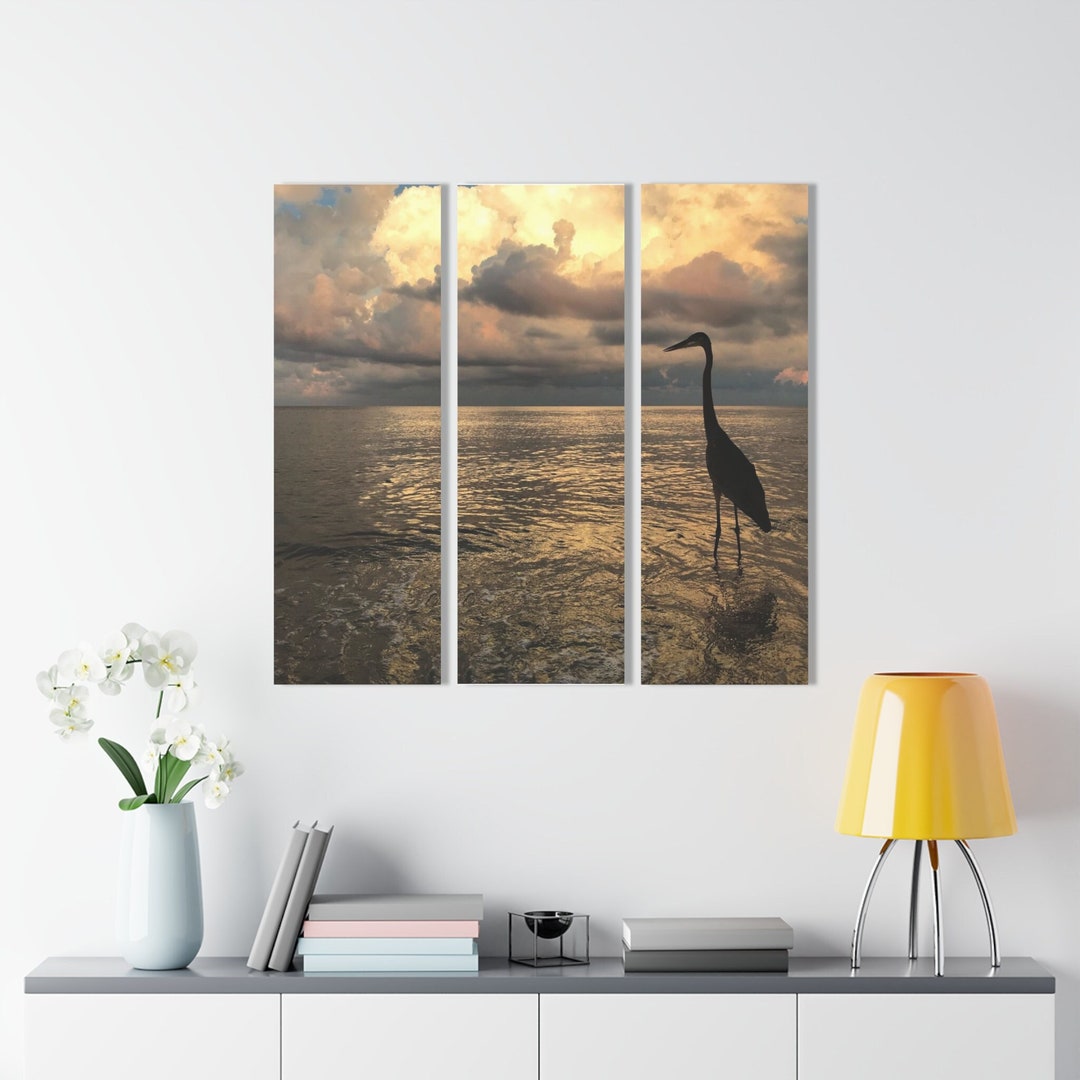 30A Florida Destin Panama City Beach Sunrise 12"x36" Acrylic Wall Art ...