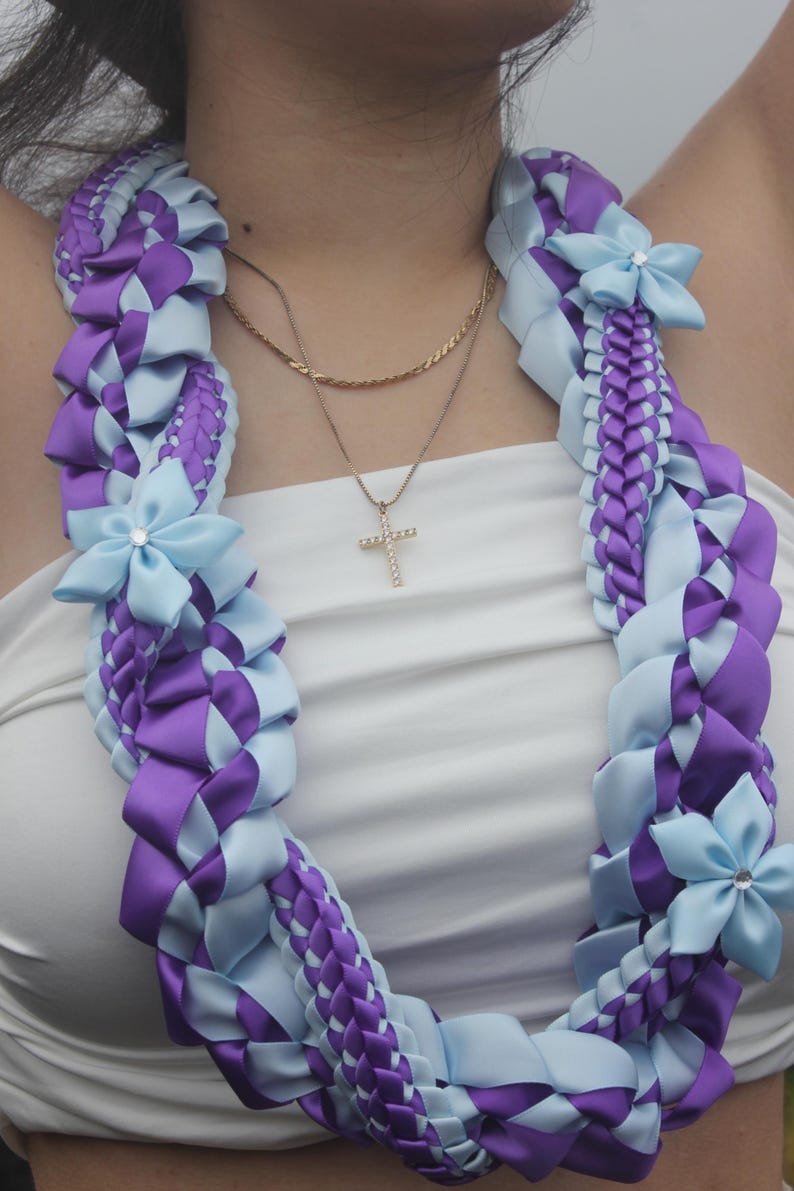 Graduation Ribbon Lei - STYLE #1 - Etsy