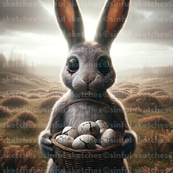 Creepy Bunny - Etsy