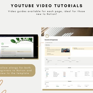 BOHO Youtube Notion Template, Aesthetic Content Planner, Beginner ...
