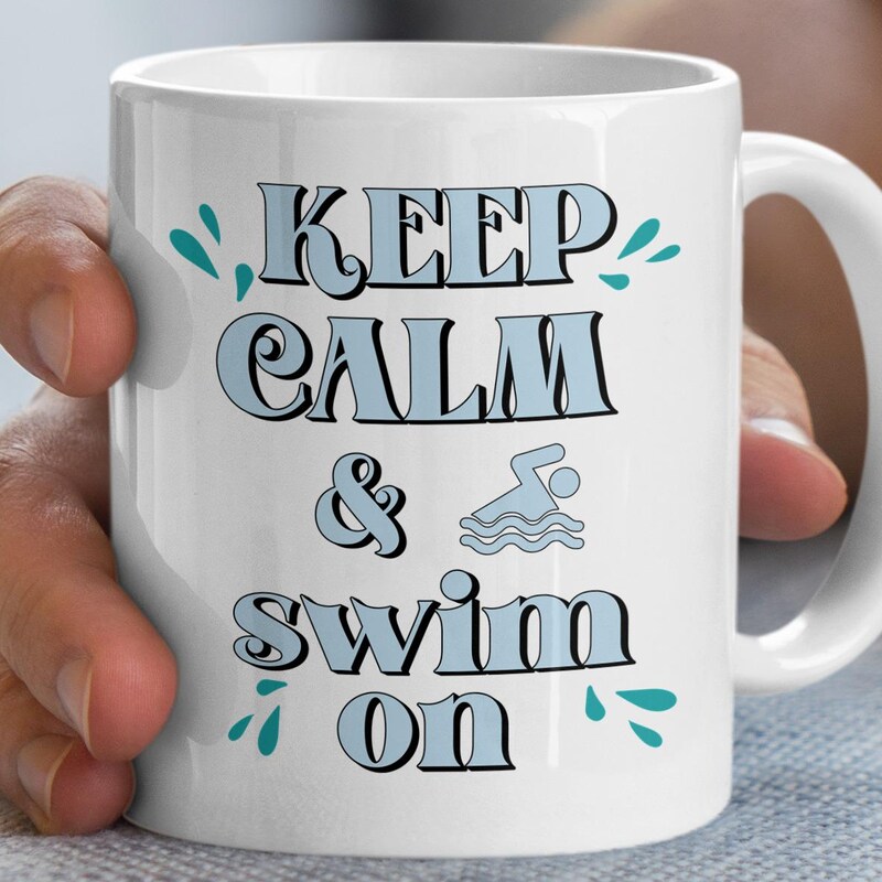 Keep Calm and Swim - Etsy