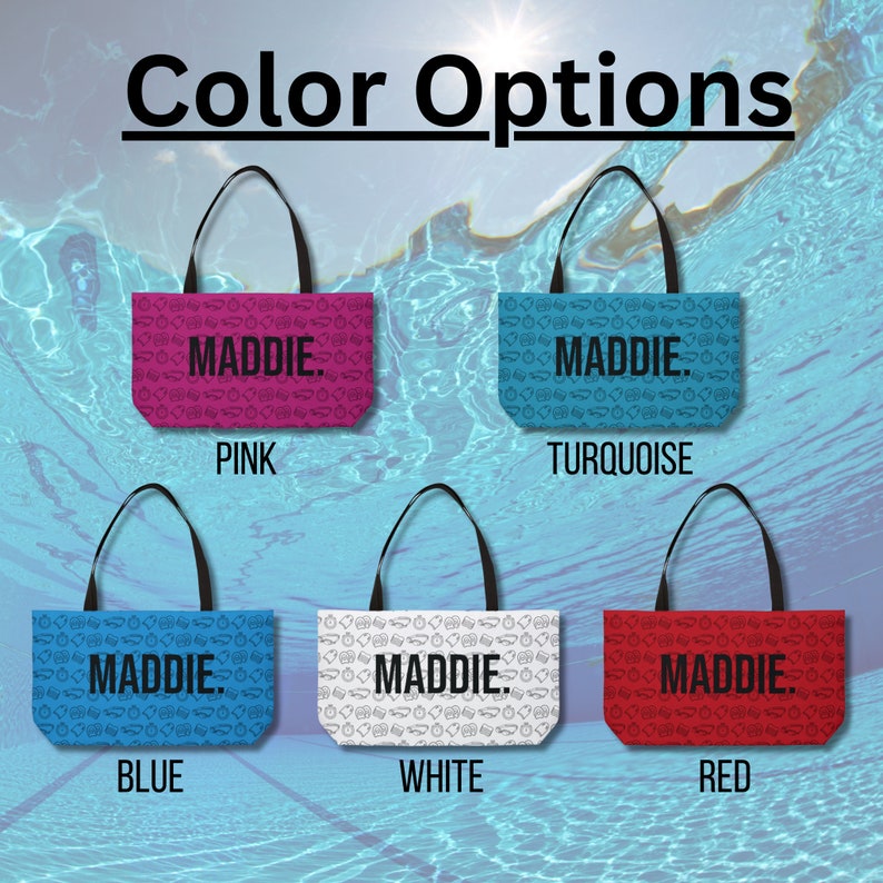 Custom Swim Bag, Personalized Swimming Bag, Custom Swim Gift, Personal ...