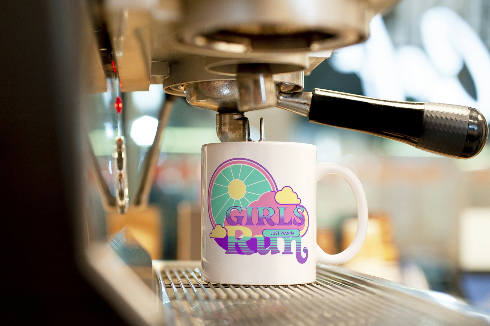 Running Coffee Mug, Girls Just Wanna Run, Coffee Mug, Running Gift ...
